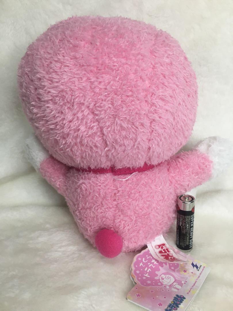 Limited Edition Pink Doraemon Plush Toy, Hobbies & Toys, Toys & Games ...