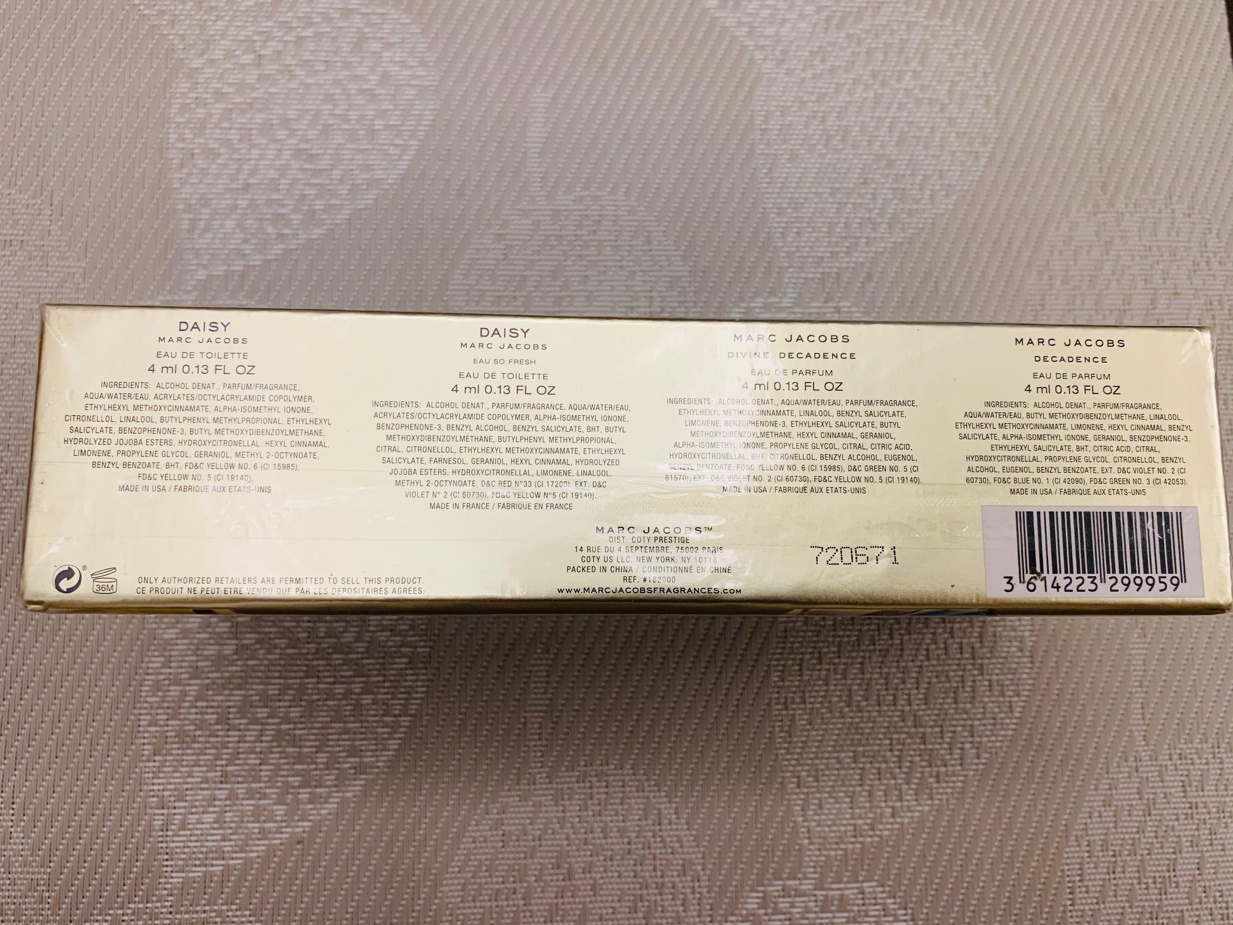 Marc Jacobs Daisy Miniatures Coffret, Beauty & Personal Care, Fragrance ...