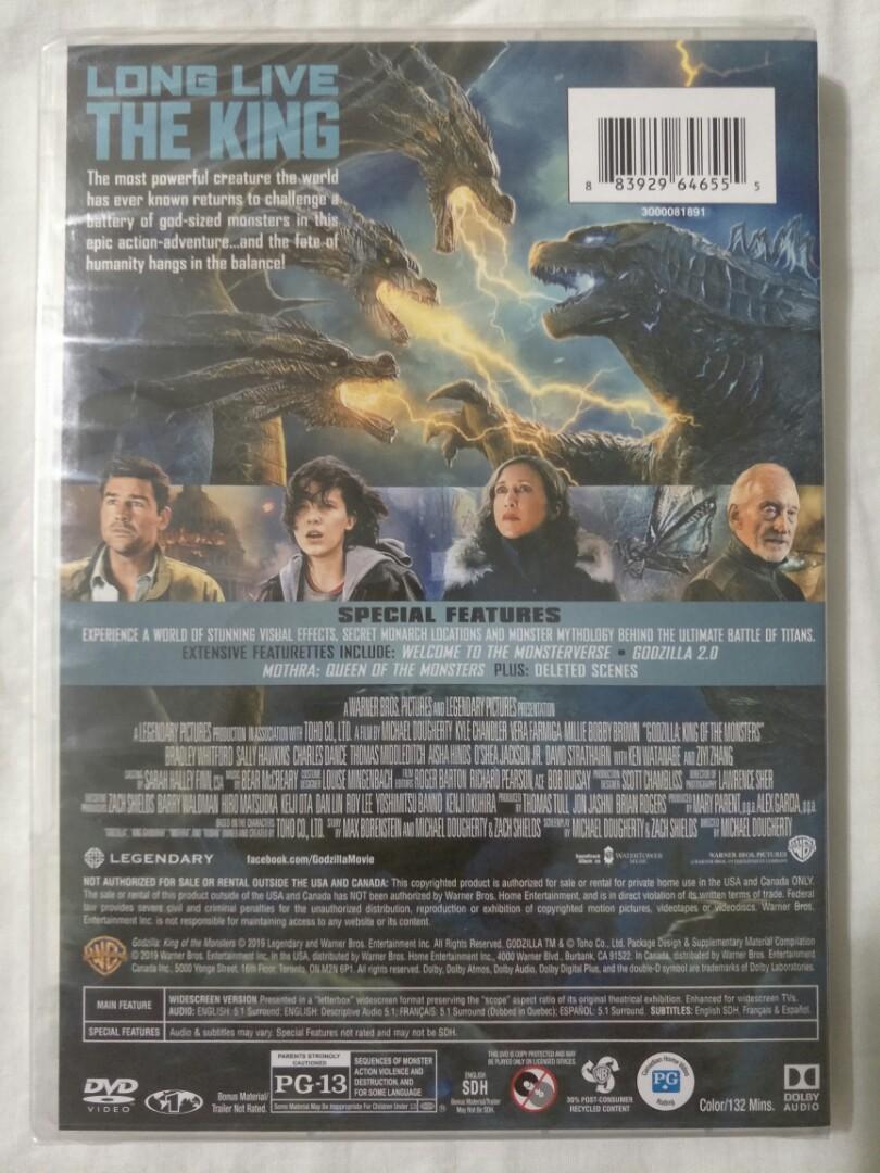 [Movie Empire] Godzilla: King Of The Monsters DVD, Hobbies & Toys ...