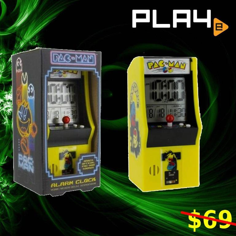Paladone Pac Man Alarm Clock (7005663) Brand New, Hobbies & Toys, Toys ...
