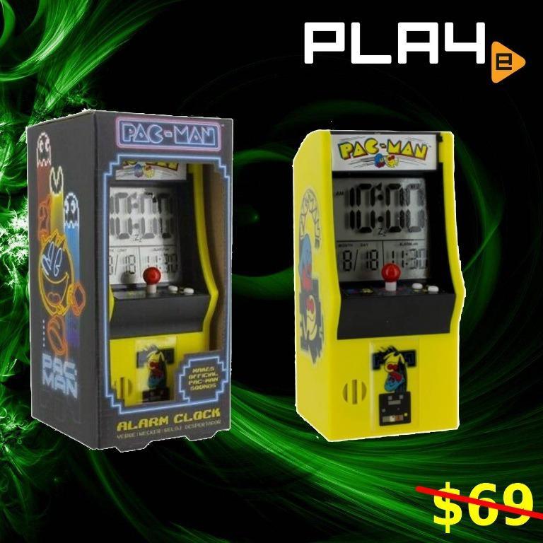 Paladone Pac Man Alarm Clock (7005663) Brand New, Hobbies & Toys, Toys ...