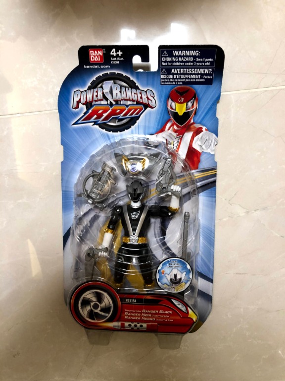POWER RANGERS R.P.M/RANGER BLACK/FIGURE, Hobbies & Toys, Collectibles ...
