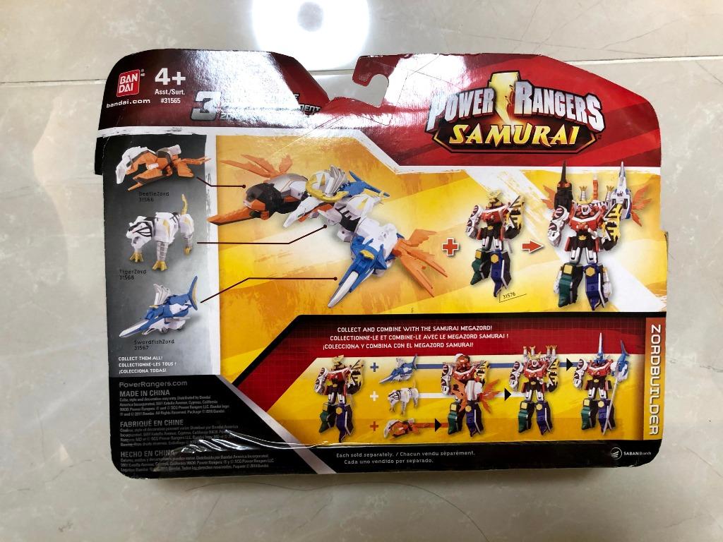 POWER RANGERS SAMURAI/BLUE RANGER & SWORDFISH ZORD/FIGURE, Hobbies ...