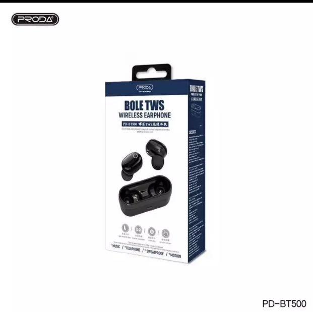 Proda Bole TWS Wireless Bluetooth Earbuds PD-BT500, Audio, Earphones on ...