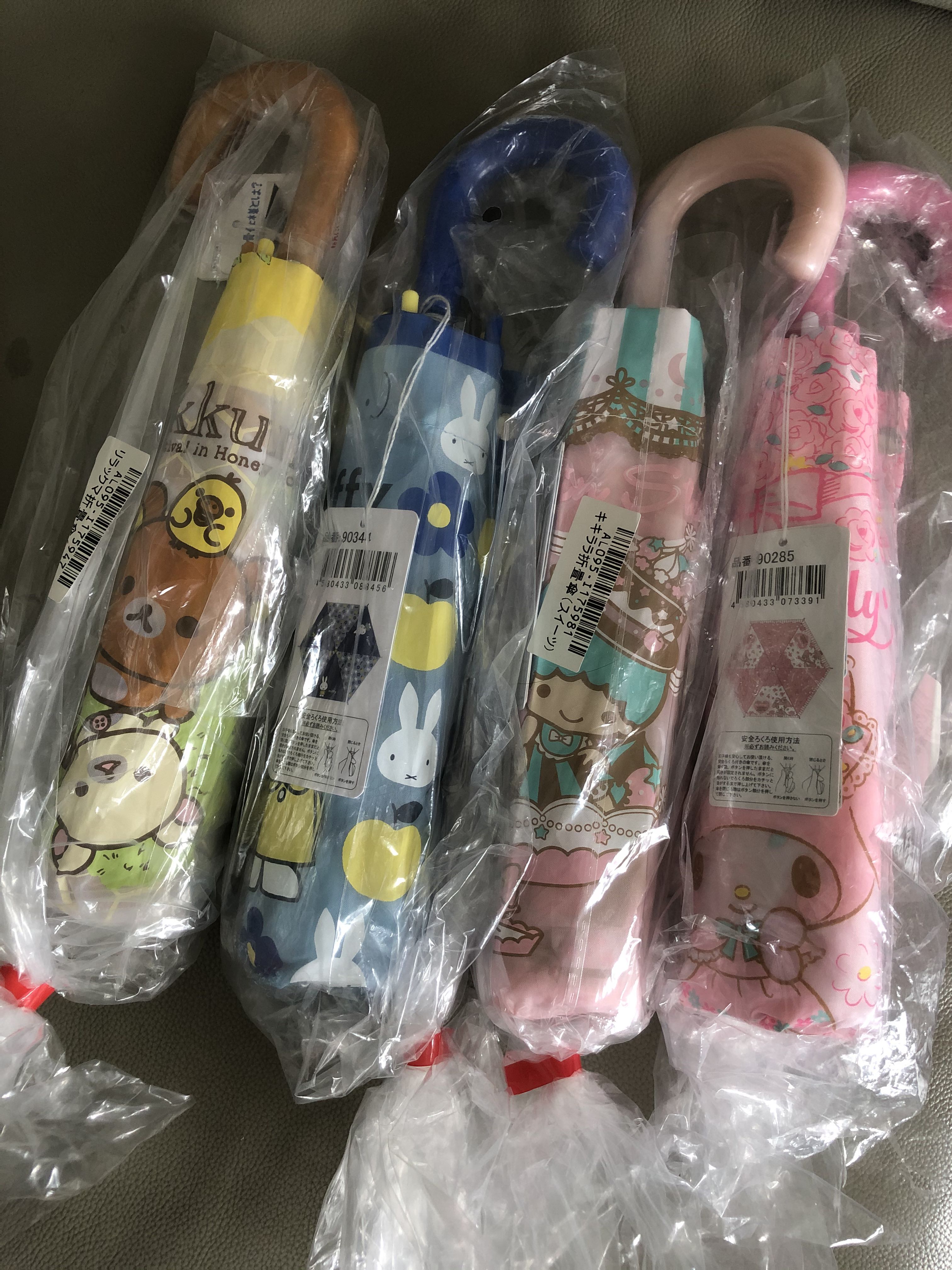 San-X, Sanrio, Miffy Folding Umbrella, Everything Else on Carousell