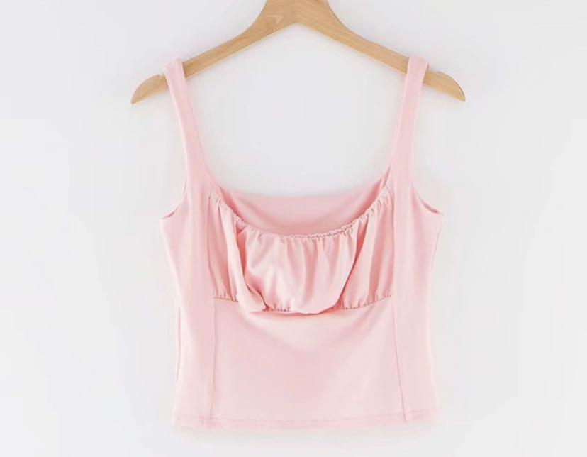 Scrunched Top, Women's Fashion, Clothes, Tops on Carousell