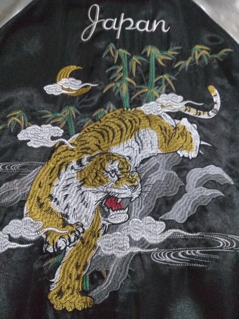 Vintage Sukajan harajuku Japan tiger jacket authentiic, Men's Fashion ...