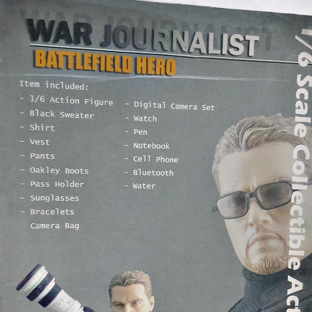 Toy Master 12" War Journalist - Battlefield Hero 1/6 Scale Action ...