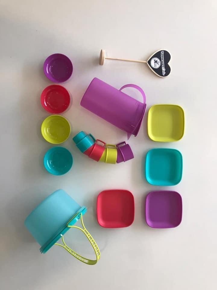 Ready Stock Tupperware Miniature Kids Mini Masak Set with gift box ...