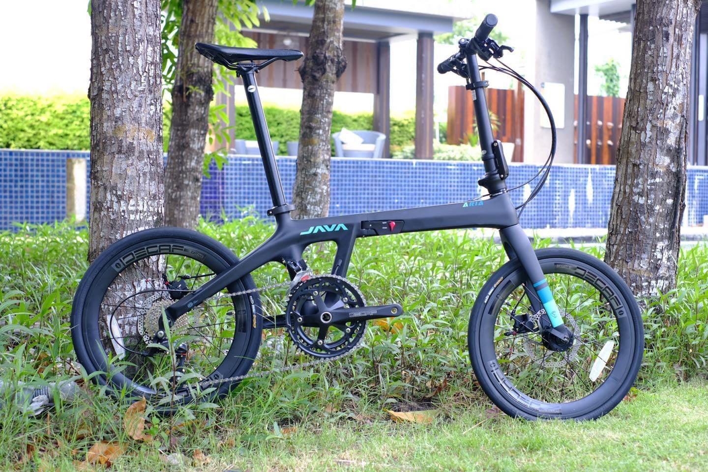 2021 新款 JAVA ARIA CB 18S 20寸406 碳纖折叠車 送前後蛙燈叮叮, 運動產品, 單車及配件, 單車 - Carousell