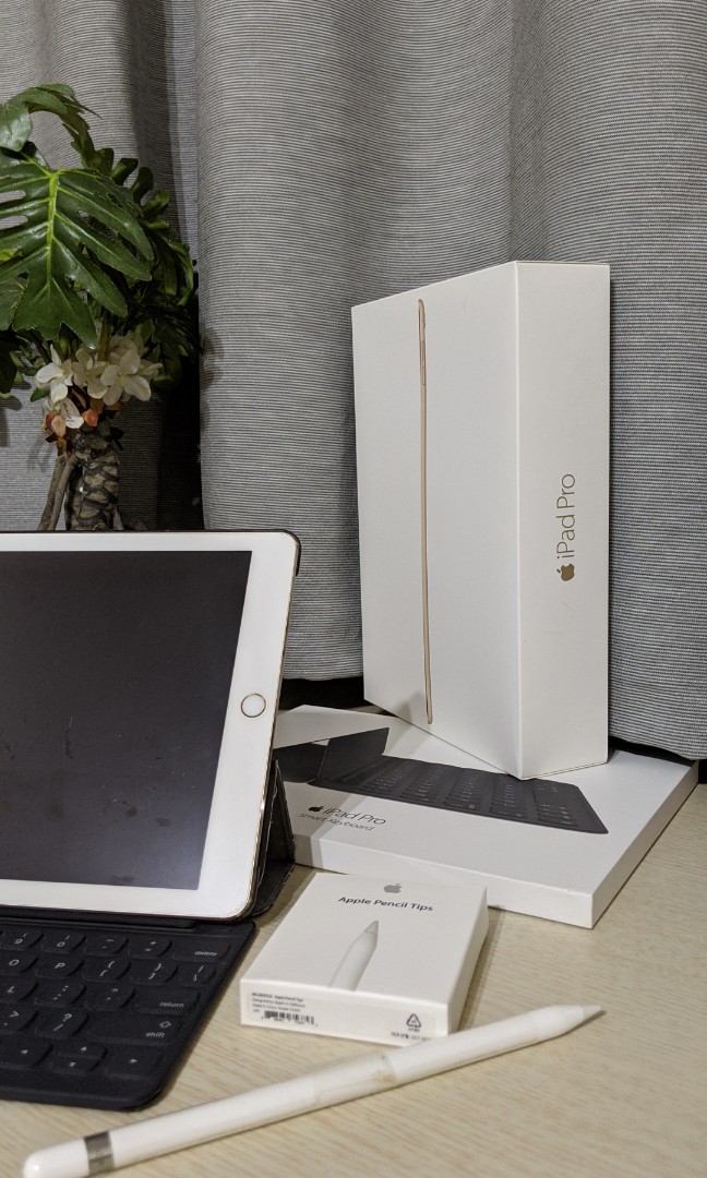 FULL SET 256 GB ipad pro 9.7 wifi, Mobile Phones & Tablets, Tablets on ...