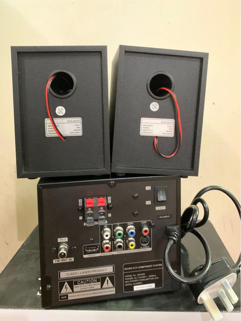 -全新- AKAI 音響組合 DVD Mini Combo System SKA330, 音響器材, Soundbar、揚聲器、藍牙喇叭、耳擴 ...