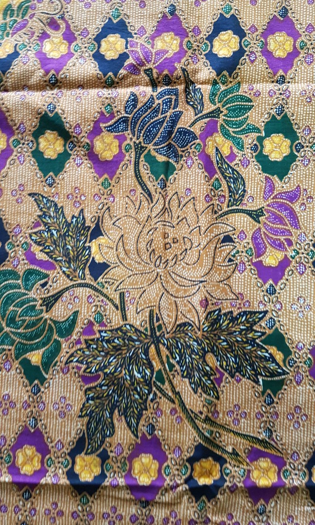 Antique Hokokai Batik Sarong Commisioned During Japanese Occupation ...