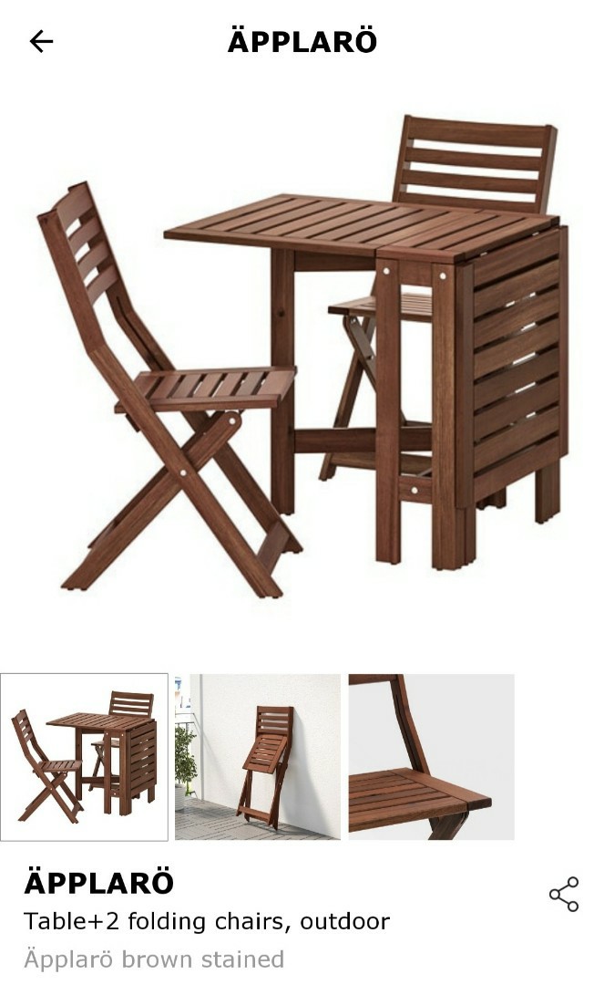 Brand New Ikea Applaro, Furniture & Home Living, Furniture, Tables ...