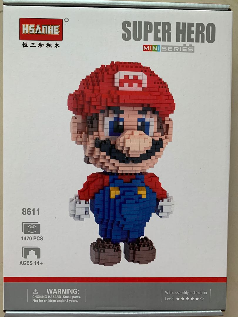 Brand new SUPER MARIO micro size building blocks with assembly ...