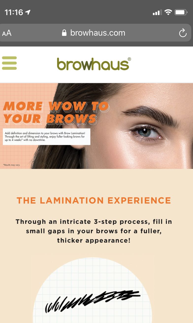 Browhaus Brow Lamination, Beauty & Personal Care, Face, Makeup on Carousell