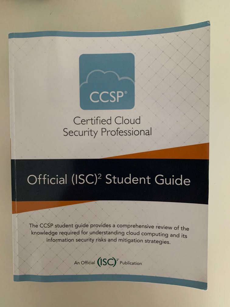Certified Cloud Security Professional CCSP Official (ISC)2 Student ...