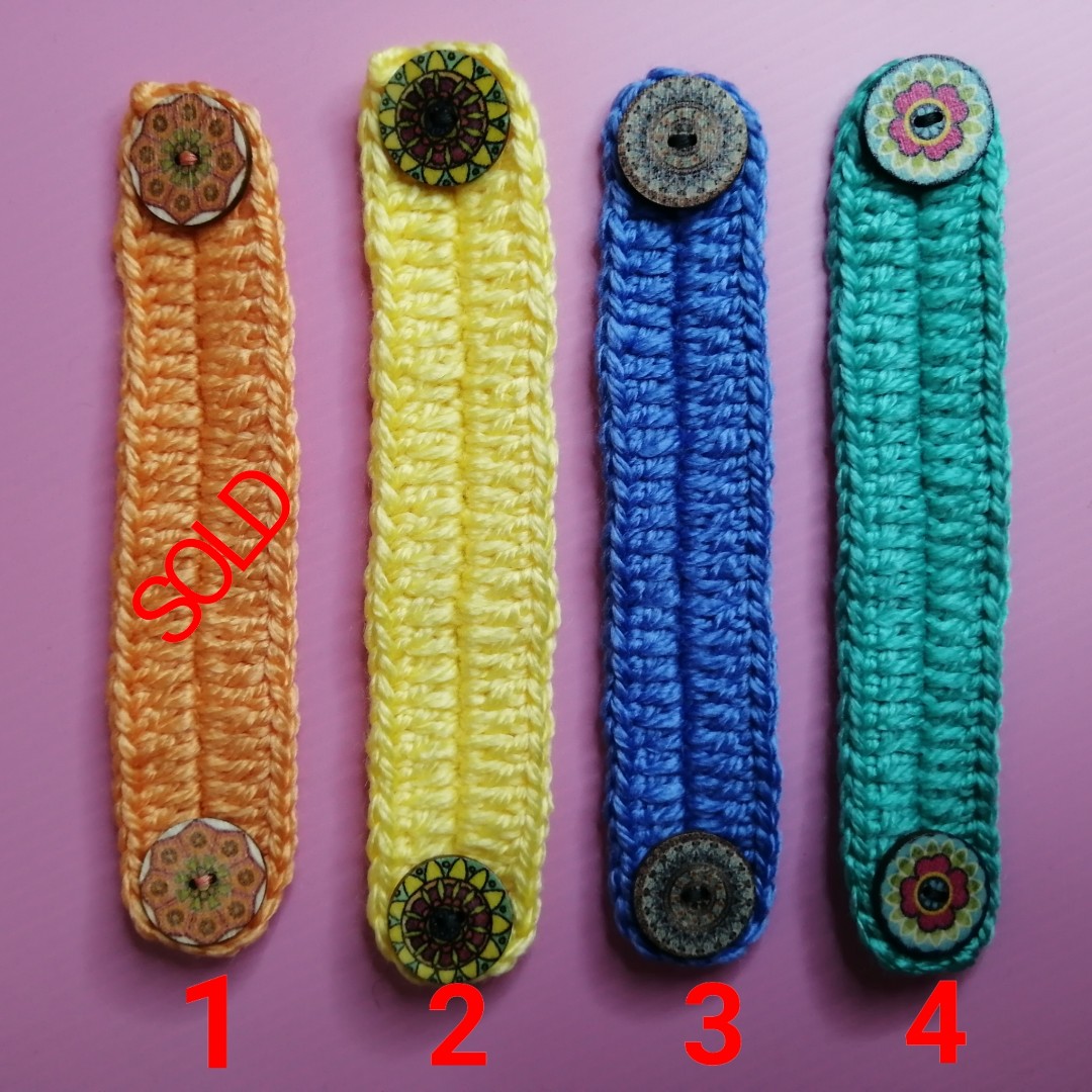 Crochet Mask Extender, Health & Nutrition, Face Masks & Face Shields on ...