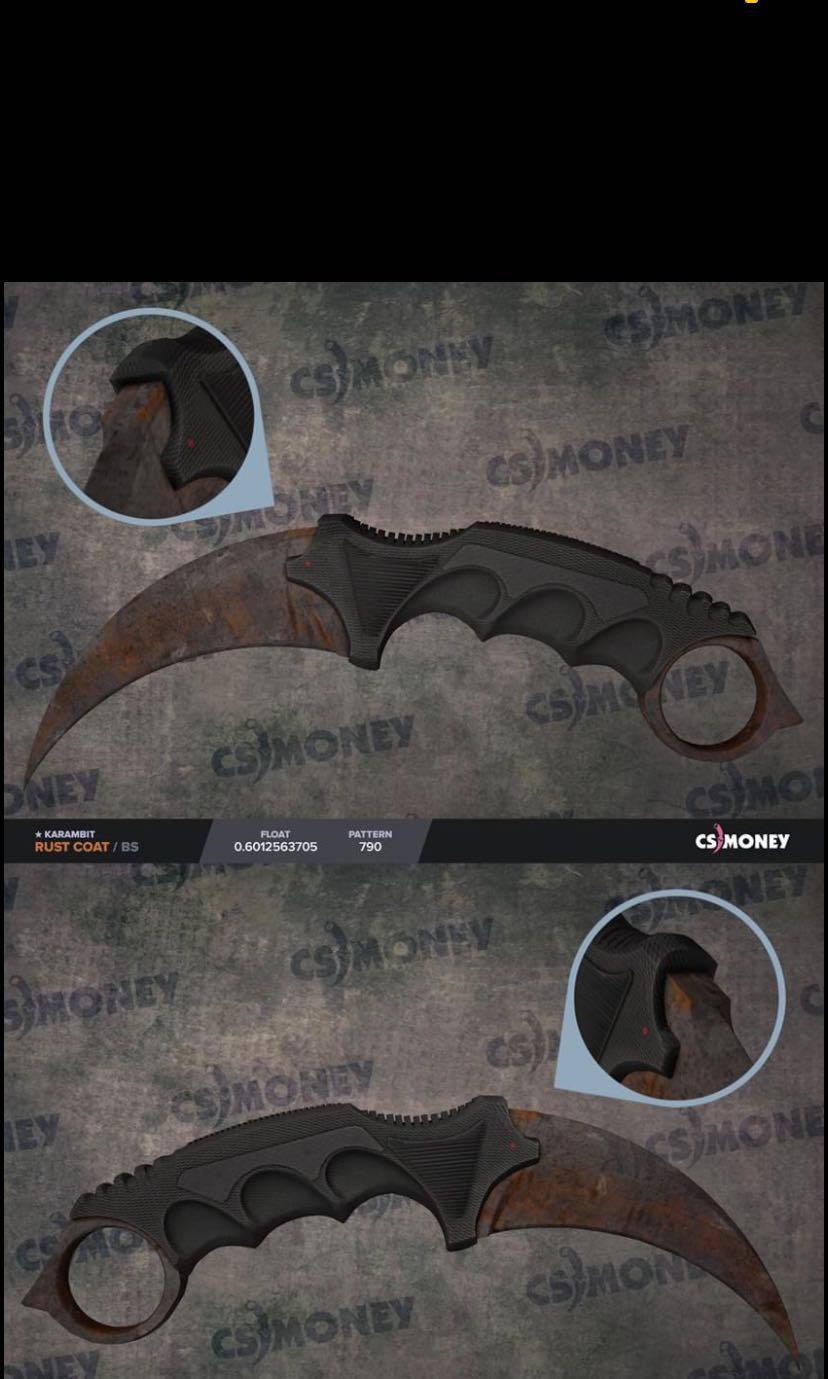 CSGO Karambit Rust Coat, Video Gaming, Video Game Consoles, Others on ...