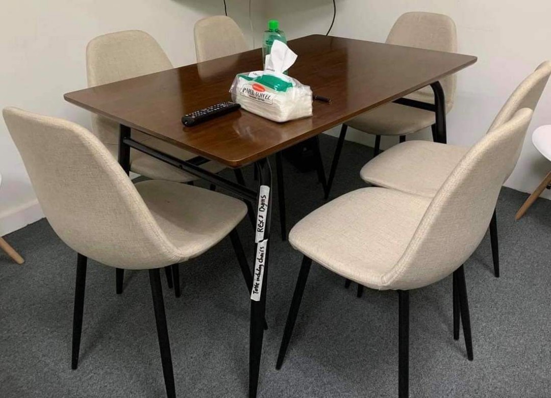 Dining table 6 seater from Mandaue foam, Furniture & Home Living ...