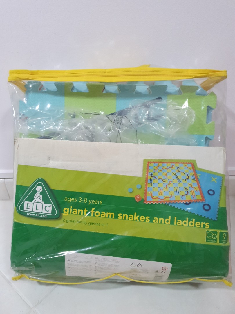 ELC giant foam snakes and ladders, Hobbies & Toys, Toys & Games on ...