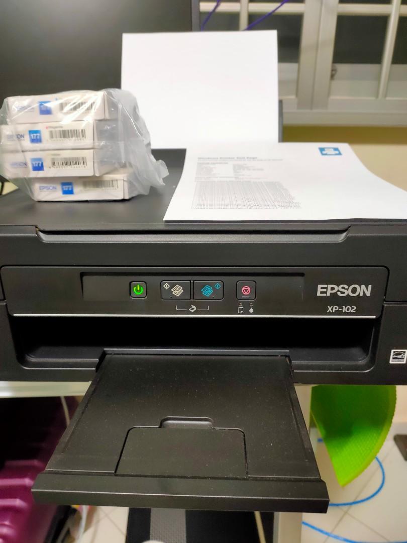 Epson XP-102 3in1 printer/scanner/copier, Computers & Tech, Printers ...