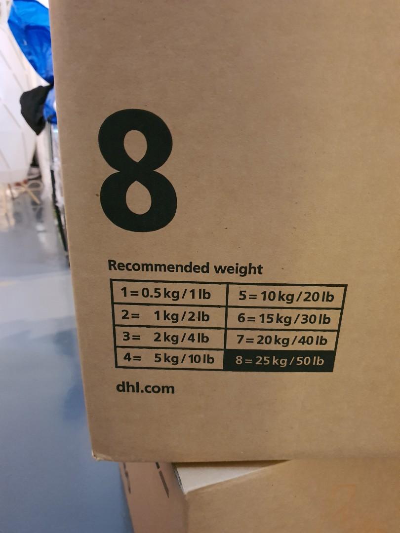 Extra-large DHL Boxes, Free Items on Carousell