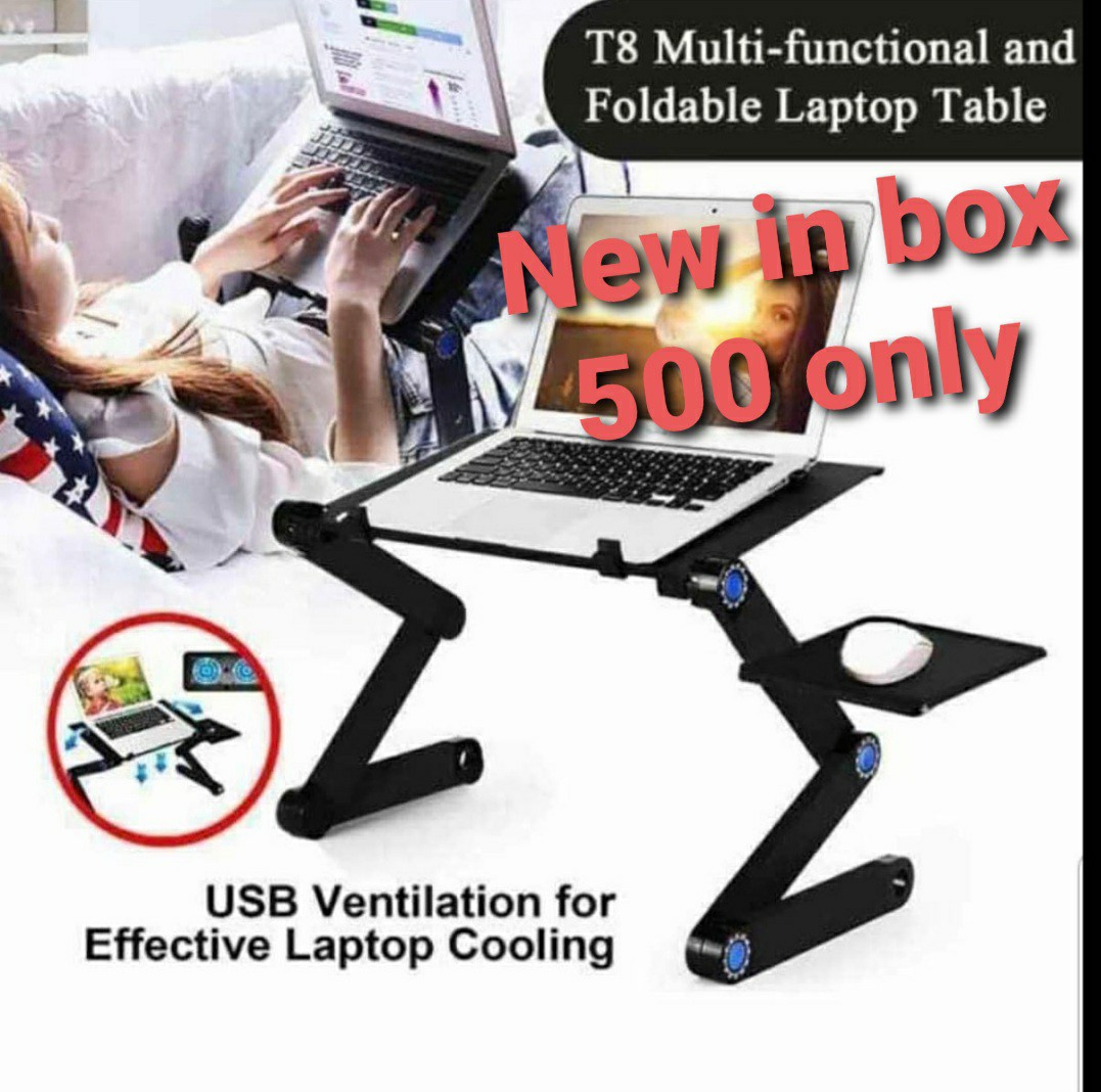 Foldable Laptop table, Furniture & Home Living, Office Furniture ...