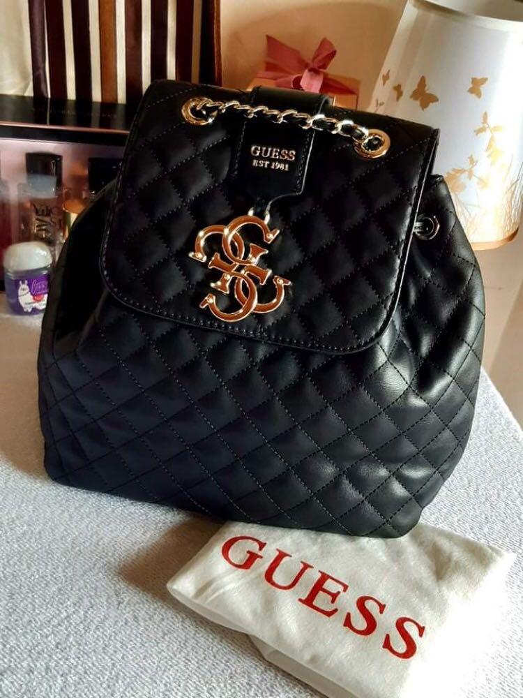 Guess Quilted Backpack on Carousell