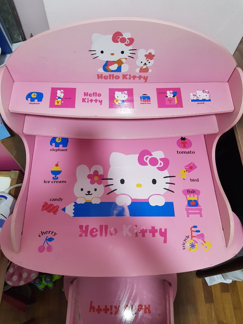 Hello kitty kids study table, Babies & Kids, Baby Nursery & Kids ...
