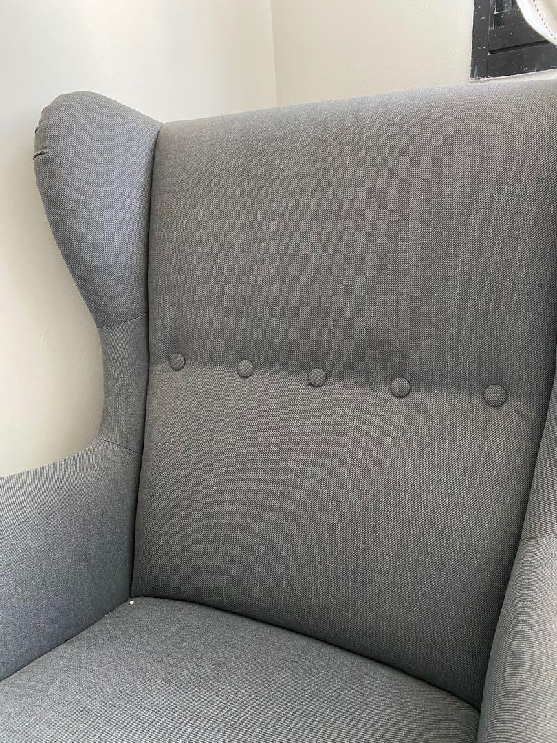 Ikea Strandmon Wing Chair Arm chair, Furniture & Home Living, Furniture ...