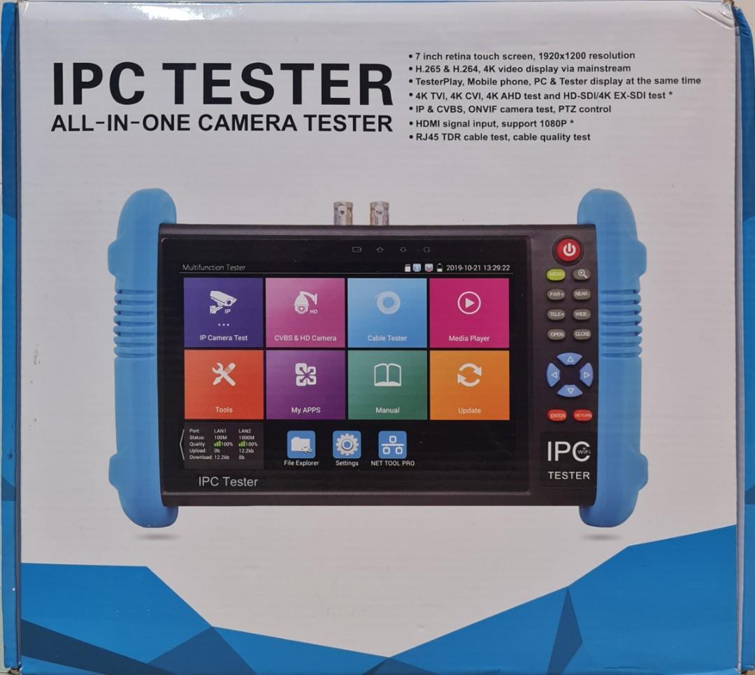 IPC TESTER ALL-IN-ONE CAMERA TESTER (Model: IPC-9800ADH Plus+ ...