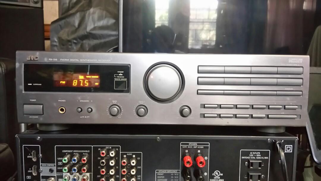 JVC Rx315TN tuner amplifier digital Sythesizer Receiver, Audio ...
