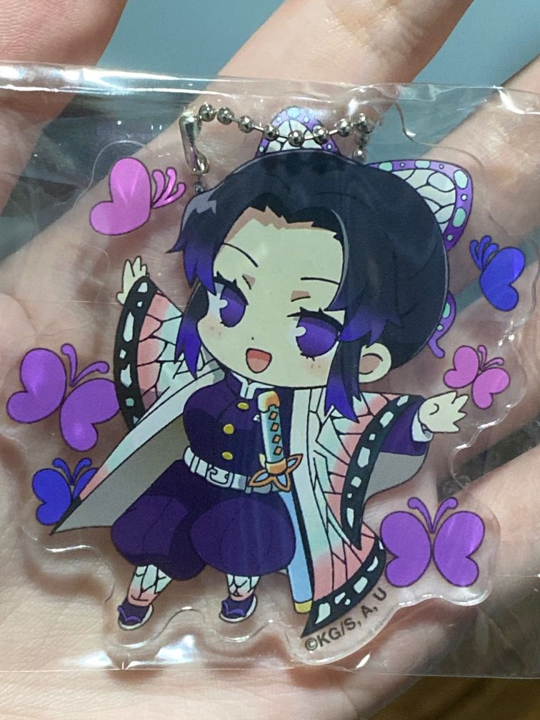 Kimetsu no yaiba Shinobu Kocho keychain, Hobbies & Toys, Memorabilia ...