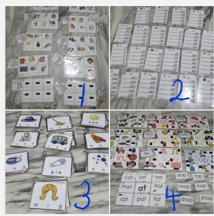 Laminated Magnetic Phonics Activity/ Phonics Cards, Hobbies & Toys ...