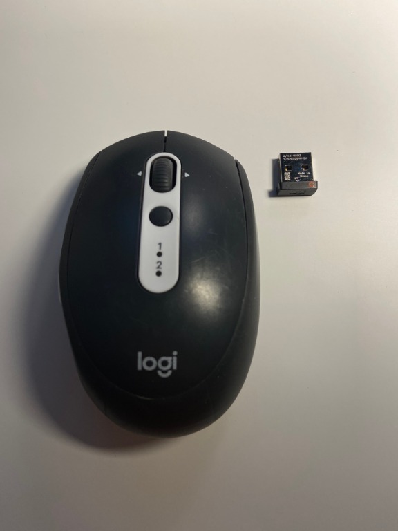 Logitech M585 Wireless Bluetooth Mouse + Unifying Receiver, Computers ...