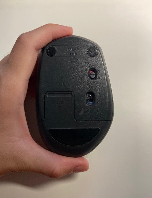 Logitech M585 Wireless Bluetooth Mouse + Unifying Receiver, Computers ...
