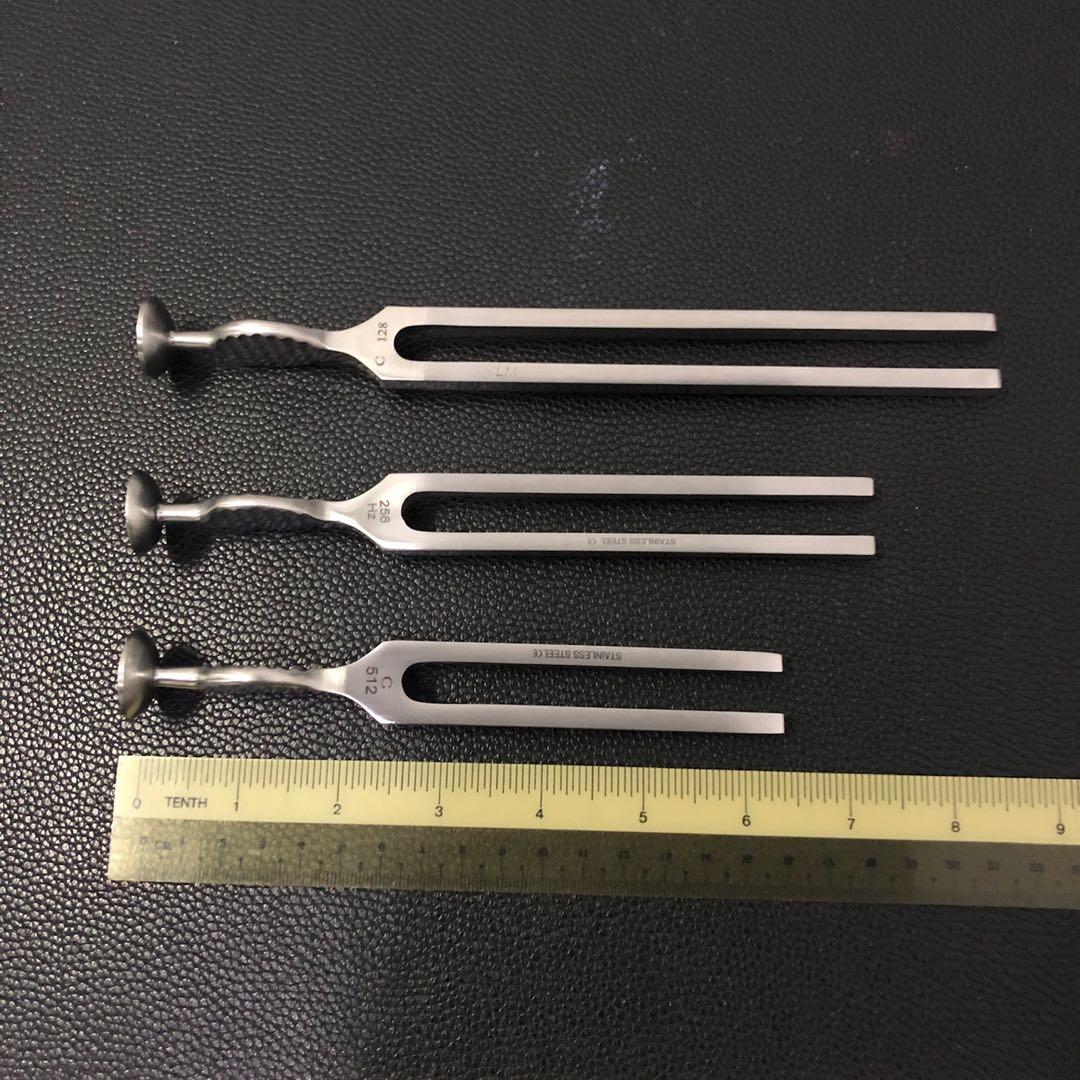 Medical Tuning Forks (Frequencies: 128Hz, 256Hz, 512Hz) LABMEDSG ...