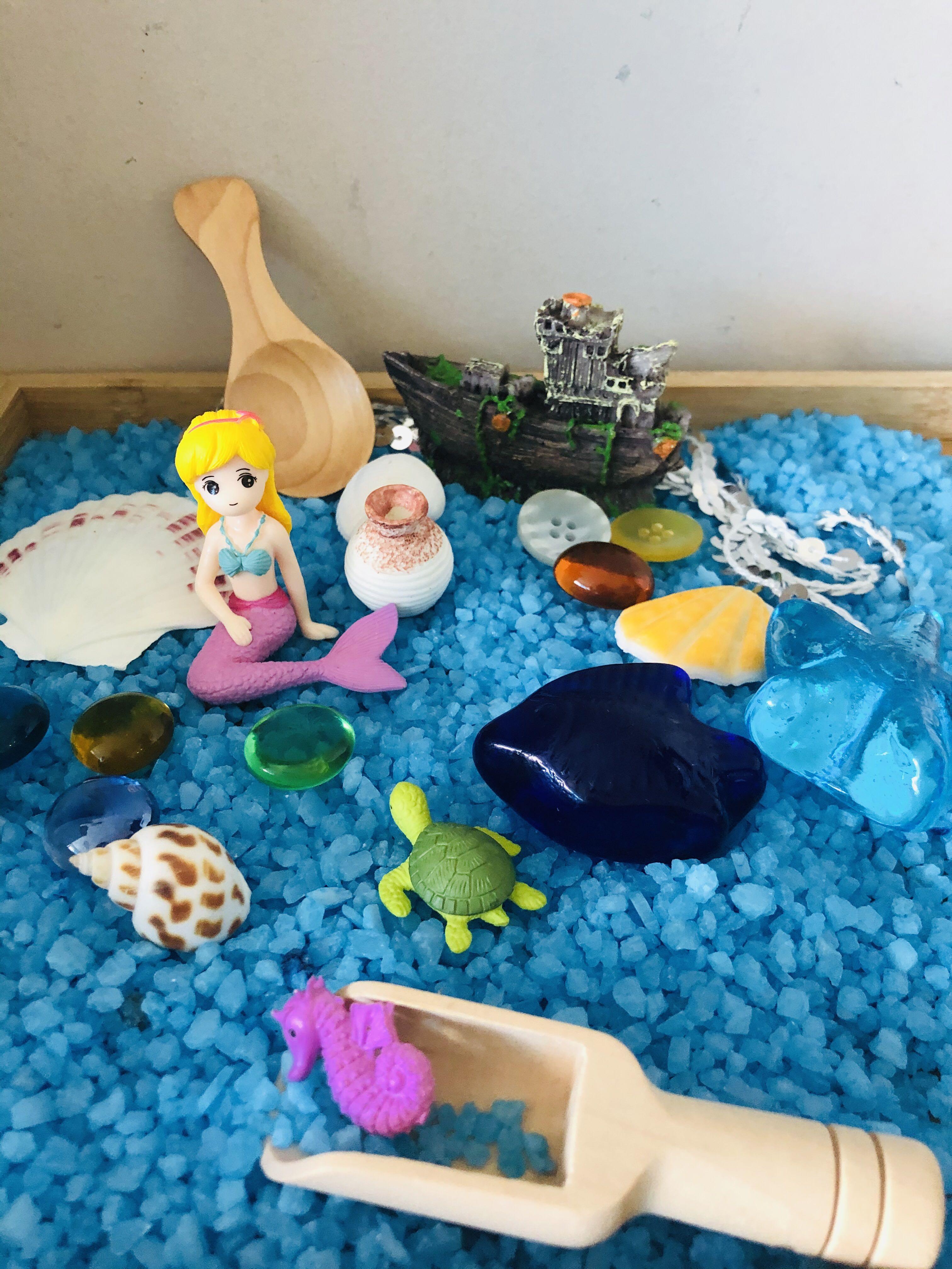 Mermaid underwater lagoon sensory play, Hobbies & Toys, Toys & Games on ...