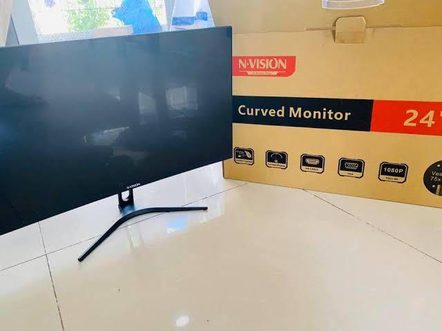 Monitor: NVISION 24" Curve Black 75hz XC24S, Computers & Tech, Parts ...