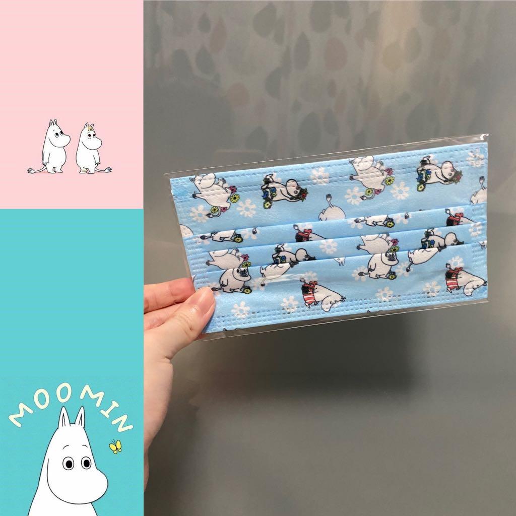 Moomin Adult disposable mask, Everything Else on Carousell