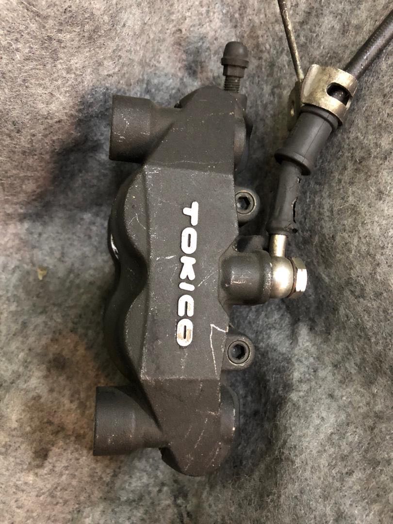 Motorcycle TOKICO brake caliper [Original], Auto Accessories on Carousell