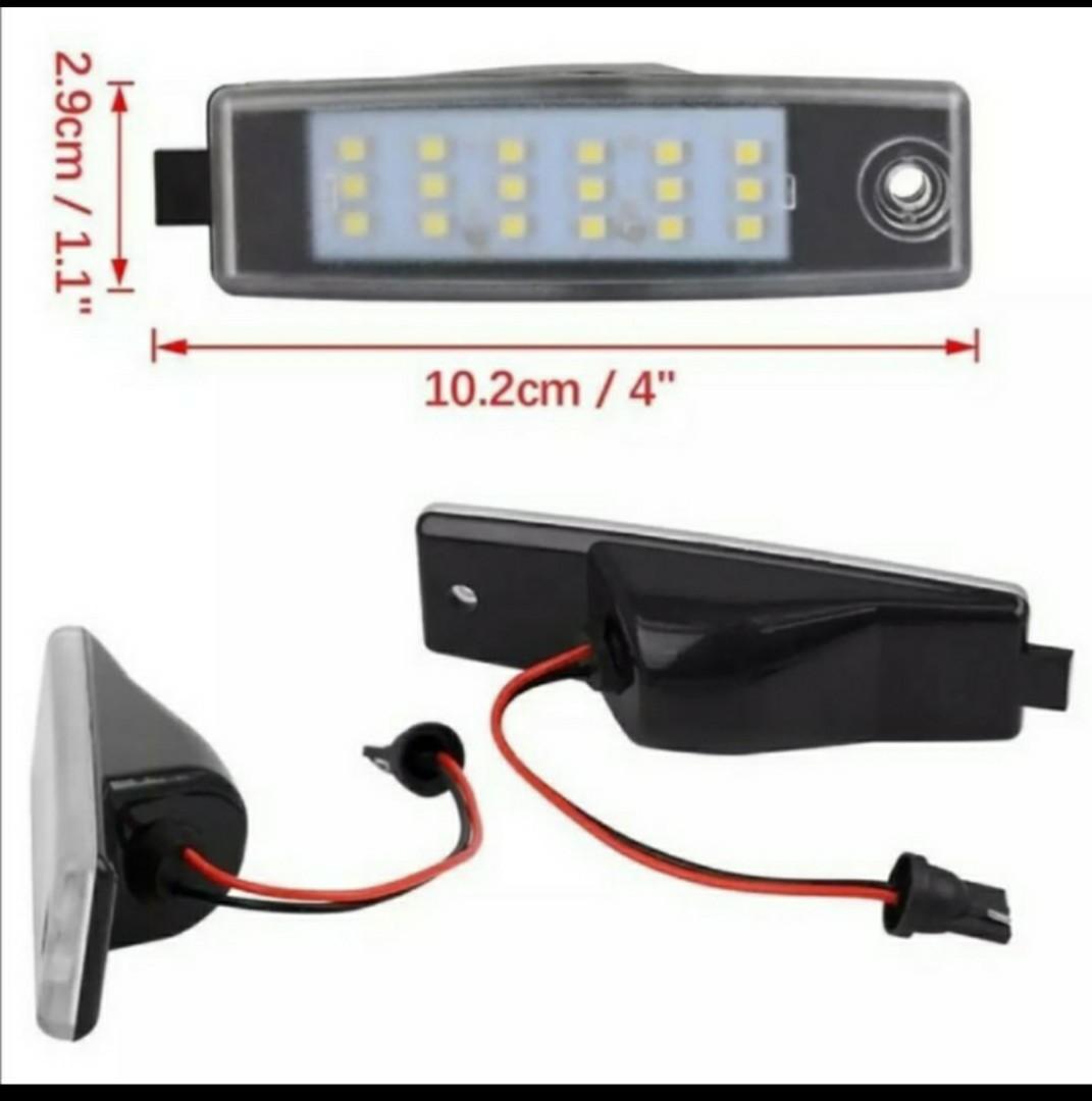 New 1 Pair X 36 Leds Super Bright White License Plate Light For Toyota ...