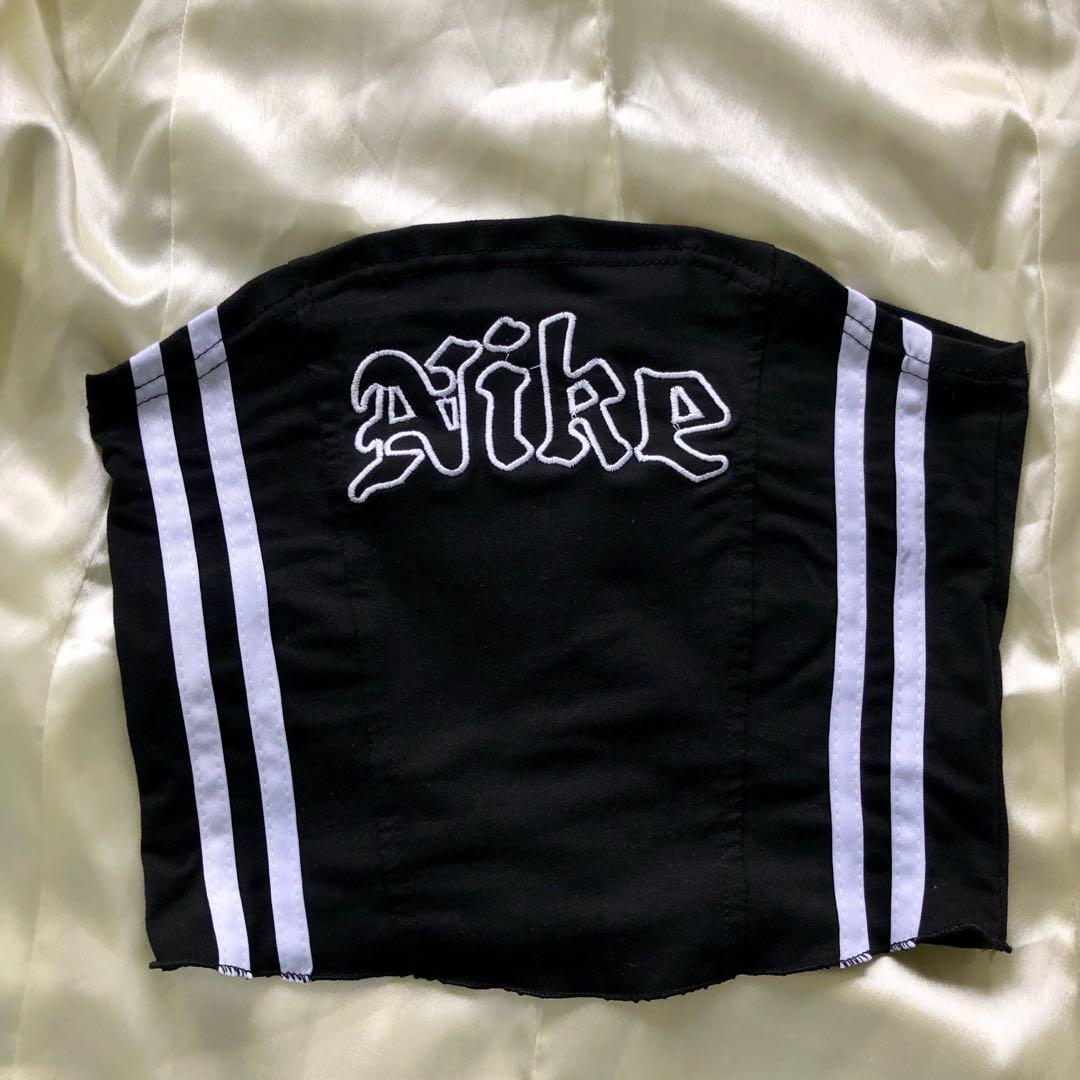 NIKE SPELLOUT REWORK TUBE TOP BLACK, Women's Fashion, Tops, Other Tops ...
