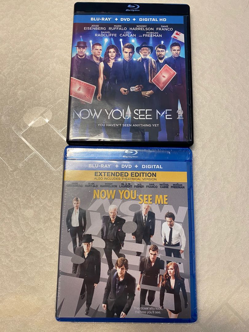Now You See Me 1 & 2 Blu Ray Collection, Music & Media, CDs, DVDs ...
