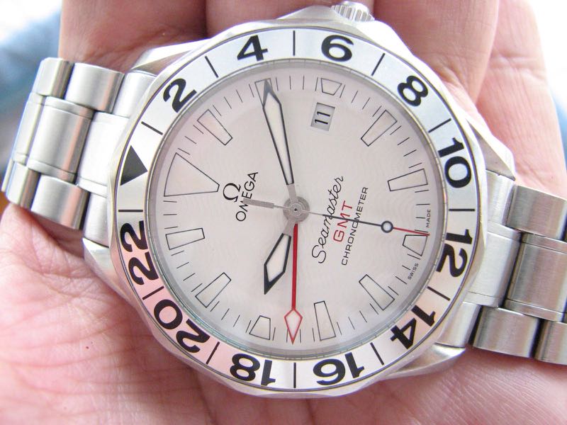 OMEGA Seamaster GMT "the Great White" Automatic Watch, Men's Fashion ...