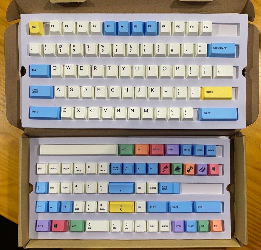 Chalk-A PBT Keycaps, Computers & Tech, Parts & Accessories, Computer ...