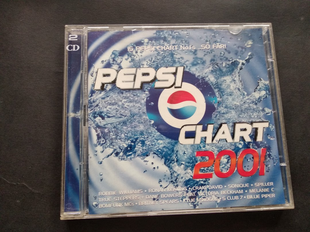 pepsi chart 2001 2cd, 興趣及遊戲, 音樂、樂器 & 配件, 音樂與媒體 - CD 及 DVD - Carousell