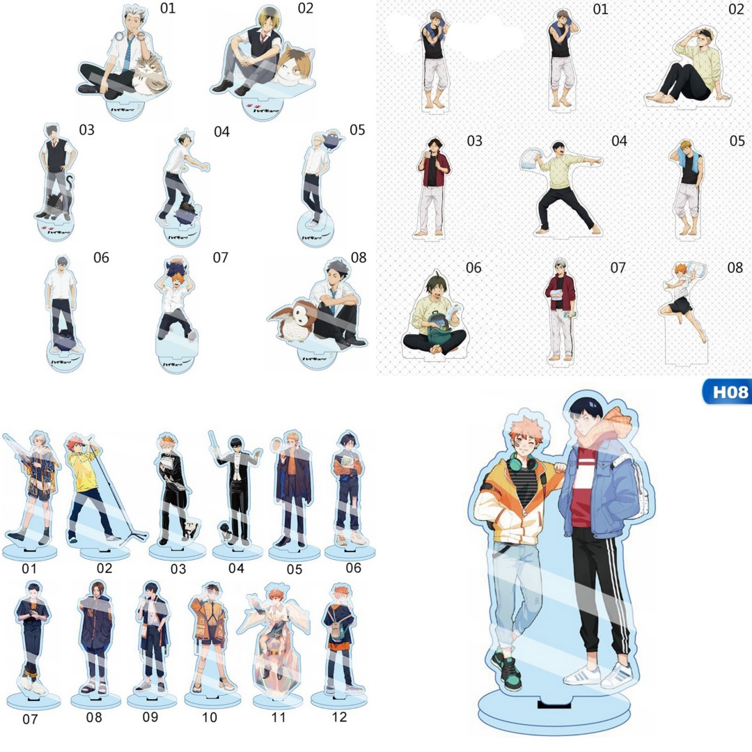 [PO] Haikyuu standee, Hobbies & Toys, Memorabilia & Collectibles, Fan ...