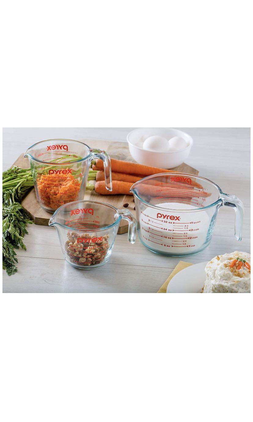 Pyrex “1-Cup” Glass Measuring Cup, Furniture & Home Living, Kitchenware ...